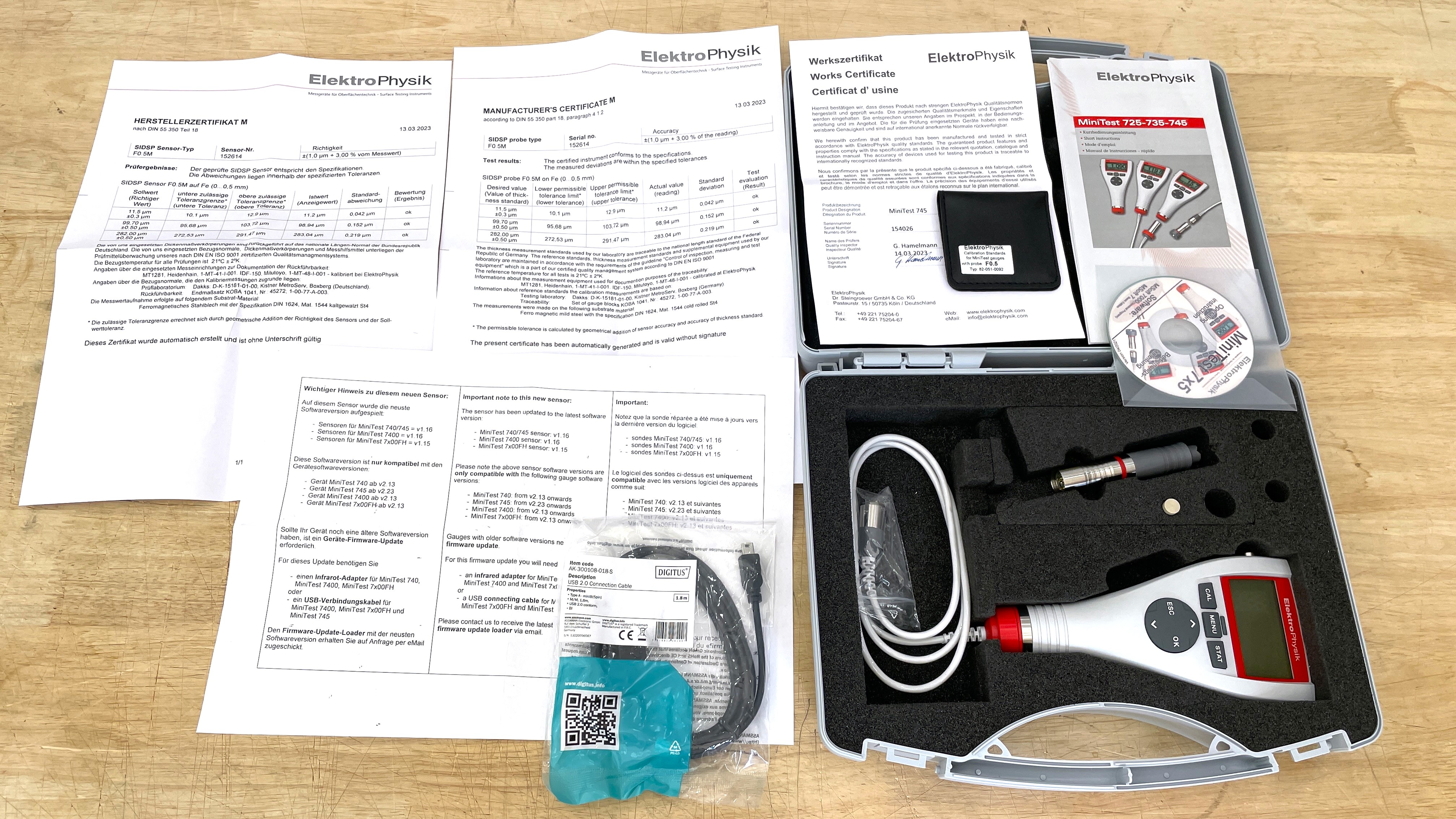 Tổng quan về máy đo bề dày lớp phủ Minitest 745 - ElektroPhysik