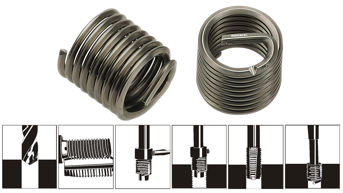 Ren cấy M24 cho sửa chữa ren trong cơ khí Voelkel Germany