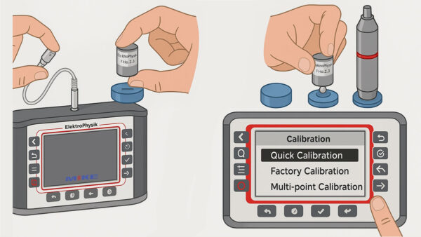 Hướng dẫn hiệu chuẩn máy MiniTest FH, ElektroPhysik